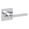Kwikset Casey Polished Chrome Bed/Bath Privacy Door Handle Featuring ...