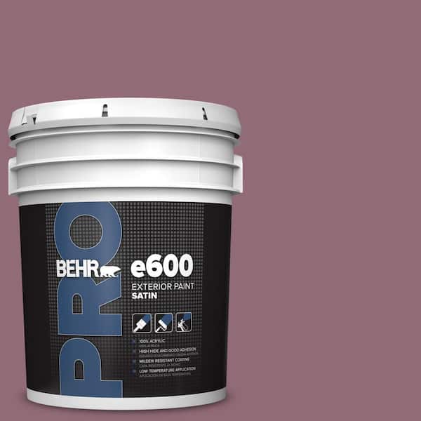 BEHR PRO 5 gal. #S120-6 Full Glass Satin Exterior Paint PR64305 - The ...