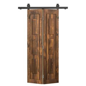 Reviews for CALHOME 36 in. x 84 in. 3-Panel Shaker Hollow Core Walnut ...