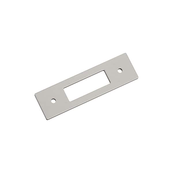 Amerock Ladera 3 in. Center-to-Center Rectangle Satin Nickel Pull ...