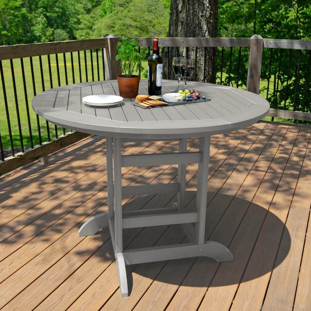 Highwood Round 48 in. Dia Counter Dining Table AD-CRT48-HGR - The Home ...