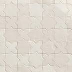 Ivy Hill Tile Tripoli Star-Crossed Polished White 6.1 in. x 11.9 in ...