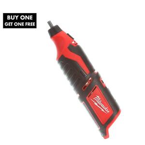 Milwaukee M12 12V Lithium-Ion Cordless Rotary Tool + Free Tool Kit