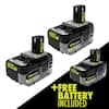 RYOBI ONE+ HP 18V HIGH PERFORMANCE Lithium-Ion 6.0 Ah Battery (2-Pack ...