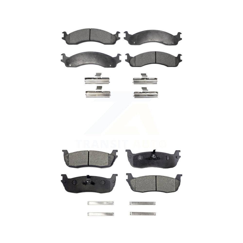 TEC Front Rear Ceramic Brake Pads Kit For Ford F-250 HD KTC-100357 KTC ...