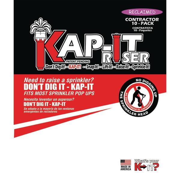 Sprinkler Riser Extension Kap-It Pop-Up S - 1.5 Inch No-Dig Stackable ...