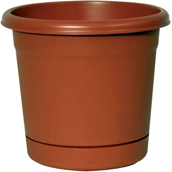 Dynamic Design Rolled Rim 6.5 in. Plastic Planter RR0624TC - The Home Depot