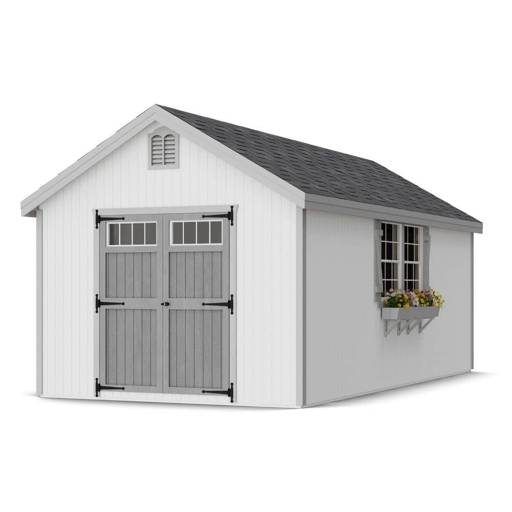 Little Cottage Co. Colonial Williamsburg 10 ft. x 20 ft. Outdoor Wood ...