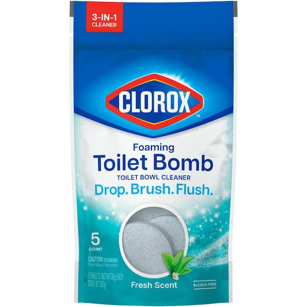 Reviews for Clorox Foaming Toilet Bomb Fresh Scent Toilet Bowl Cleaner ...