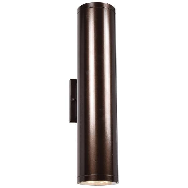 Access Lighting Sandpiper 2-Light Bronze LED Outdoor Wall Lantern Sconce 20035LEDMG-BRZ/FST ...