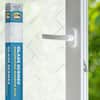 Gila 36 in. W x 78 in. L Glass Scenes Frosted Tiles Decorative Window ...