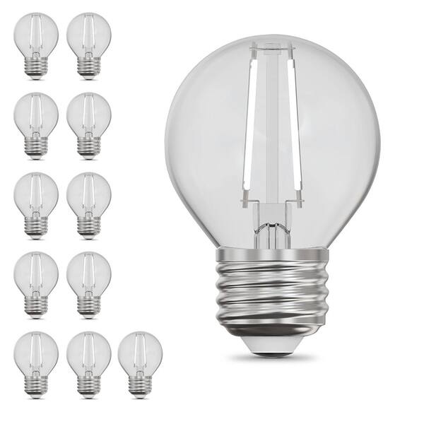 Reviews for Feit Electric 60-Watt Equivalent G16.5 Globe Dimmable White ...