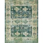 Unique Loom Monterey Empire Green 8 ft. x 10 ft. Area Rug 3139917