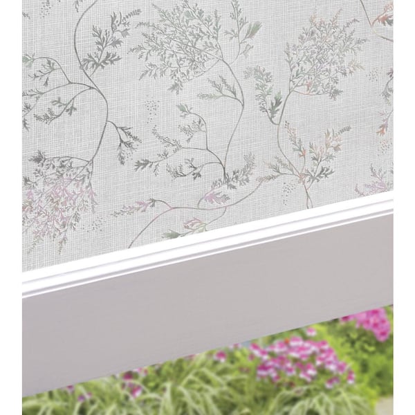 Artscape 24 in. W x 36 in. L Silver Fern Decorative Window Film 02-3009 ...