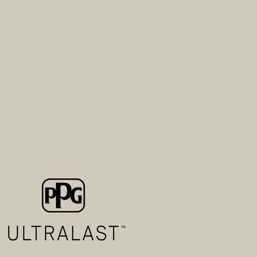 PPG UltraLast 1 gal. PPG1024-4 Moth Gray Eggshell Interior Paint and ...