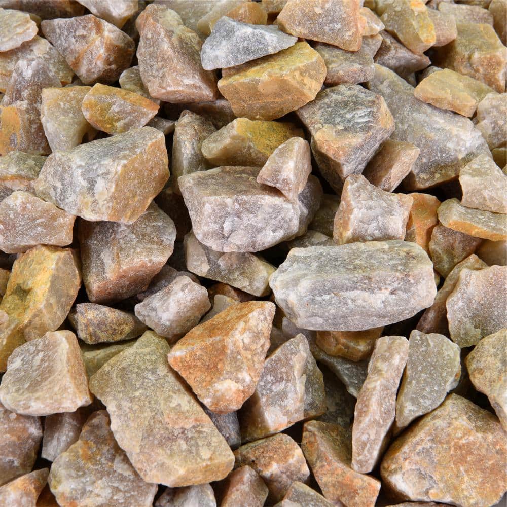 Southwest Boulder & Stone 25 cu. ft. 3/4 in. Small Apache Sunset Bulk ...