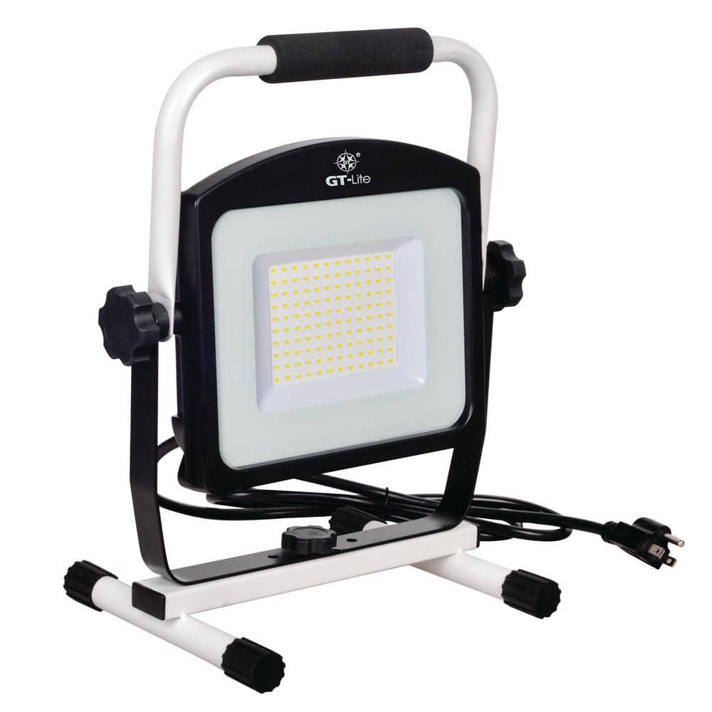 GT-LITE 7000 Lumens LED Work Light with USB GT-506-U - The Home Depot