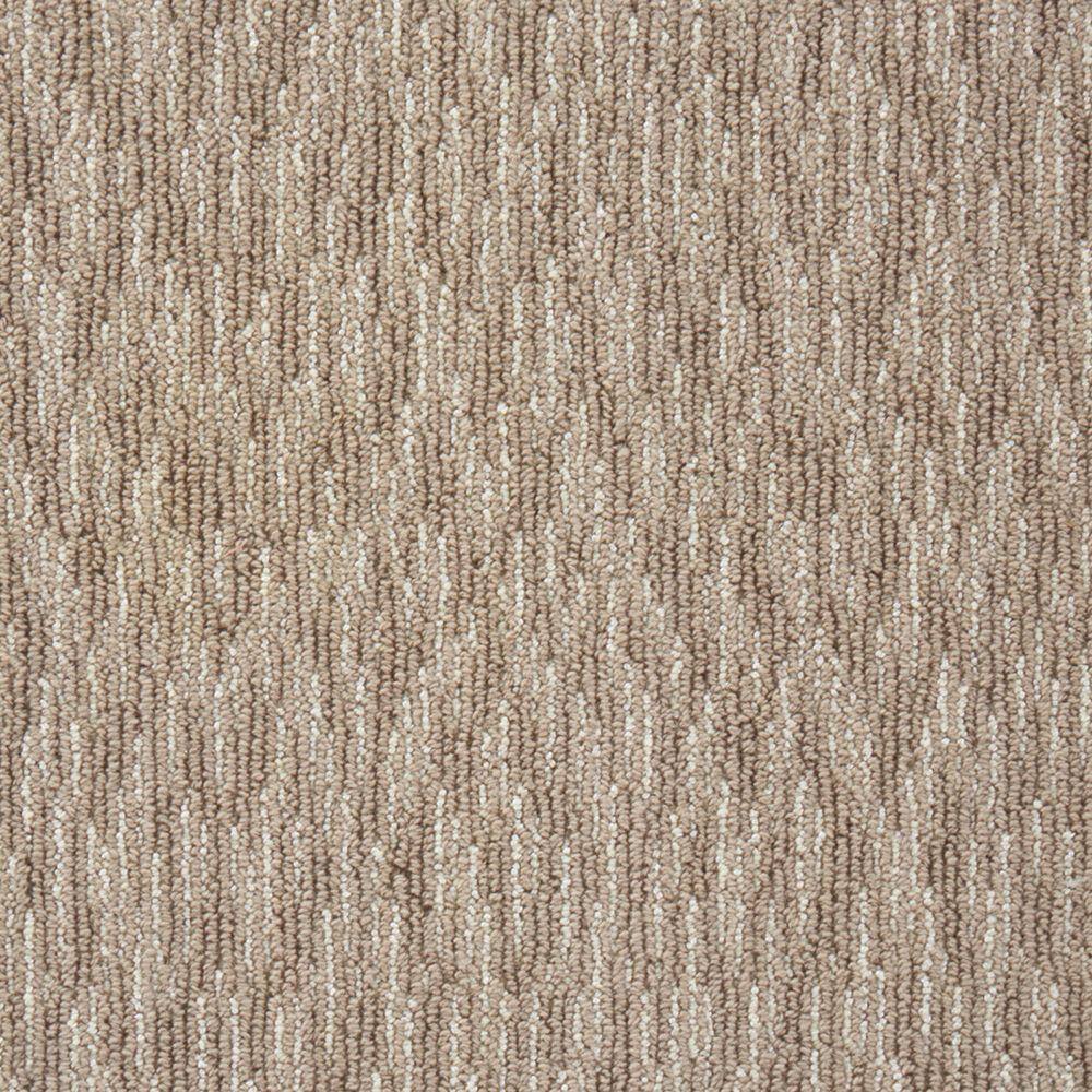 Natural Harmony Oceanic Tweed Sparrow Brown 12 ft. 36 oz. Wool Pattern ...