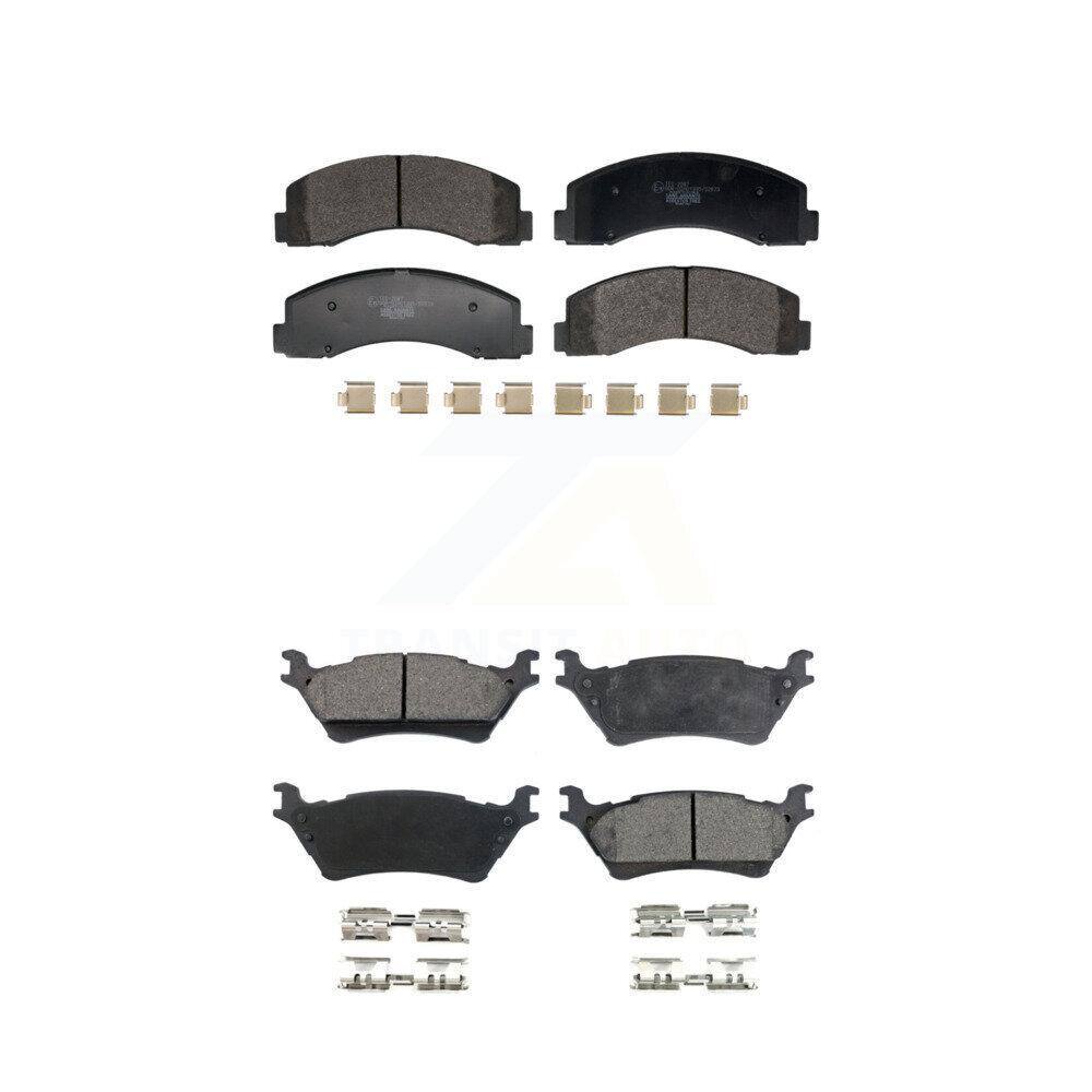 TEC Front Rear Ceramic Brake Pads Kit For 2018-2020 Ford F-150 With ...