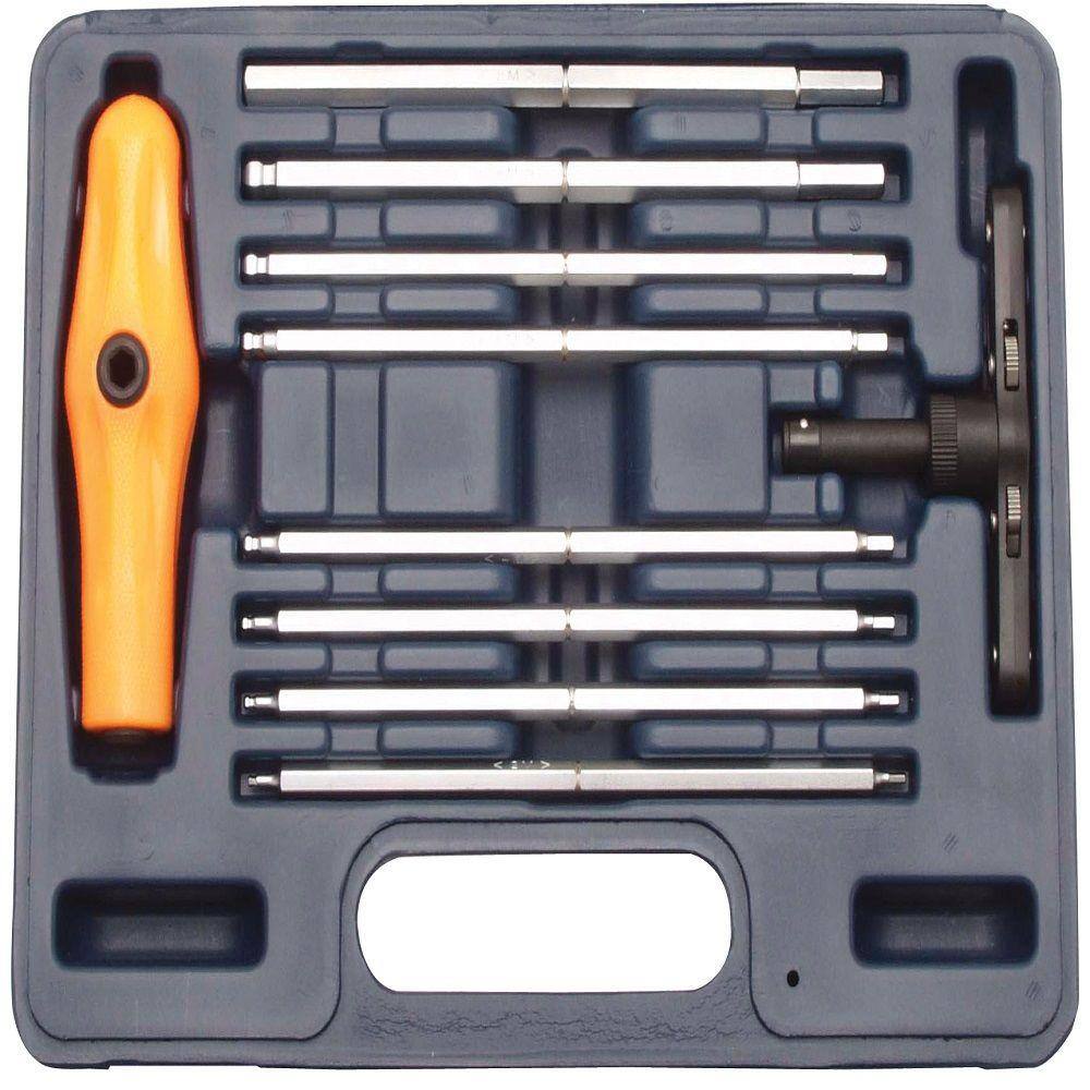 VIM Tools Hex Ratcheting Set (10-Piece) VIMBHI100 - The Home Depot