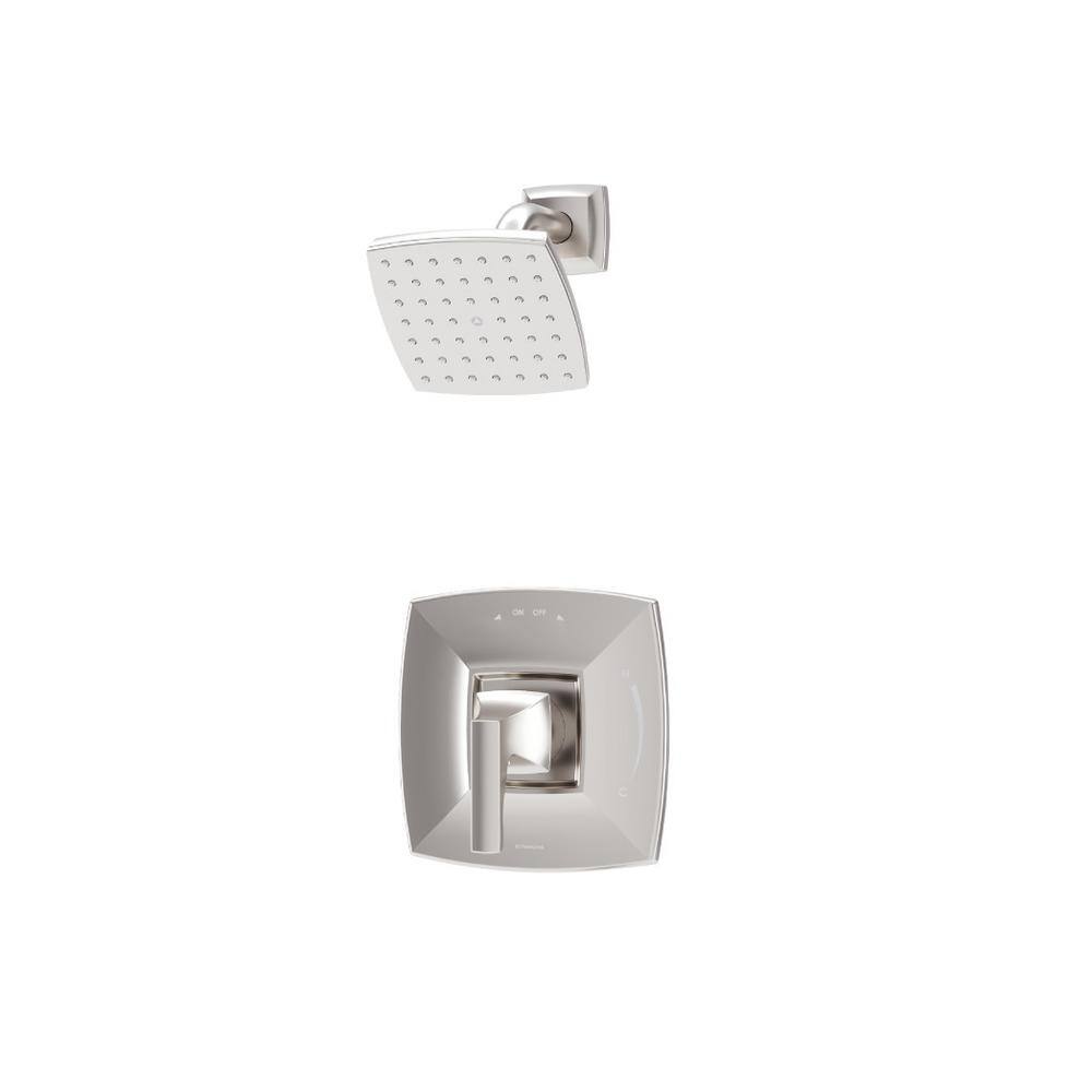 Symmons Oak HydroMersion Single Handle Shower Trim Kit in Satin Nickel ...