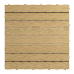 NewTechWood UltraShield Naturale 1 ft. x 1 ft. Quick Deck Outdoor Composite Deck Tile in ...