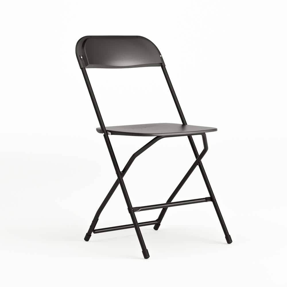 Carnegy Avenue Black Metal Utility Chair CGA-LE-2766-BL-HD - The Home Depot