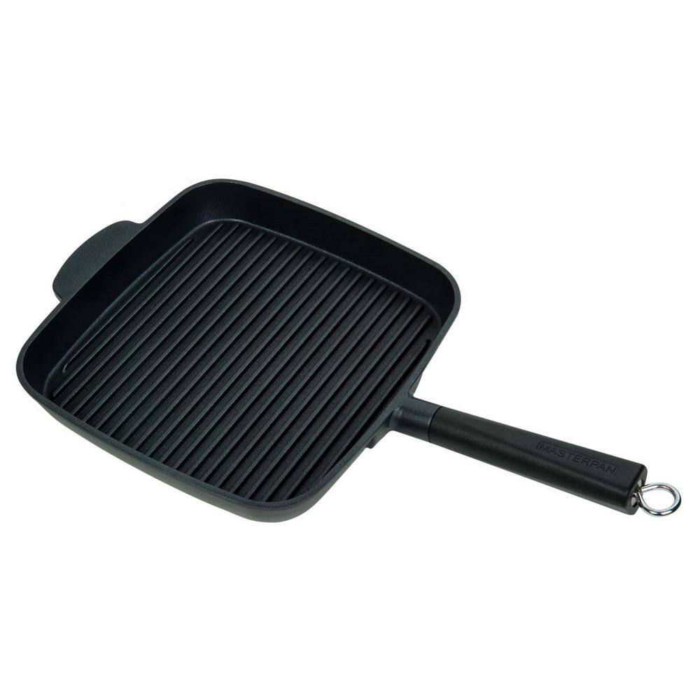 MasterPan Sectional Series 11 in. Cast Aluminum Nonstick Grill Pan in ... MasterPan Sectional Series 11 in. Cast Aluminum Nonstick Grill Pan in ...