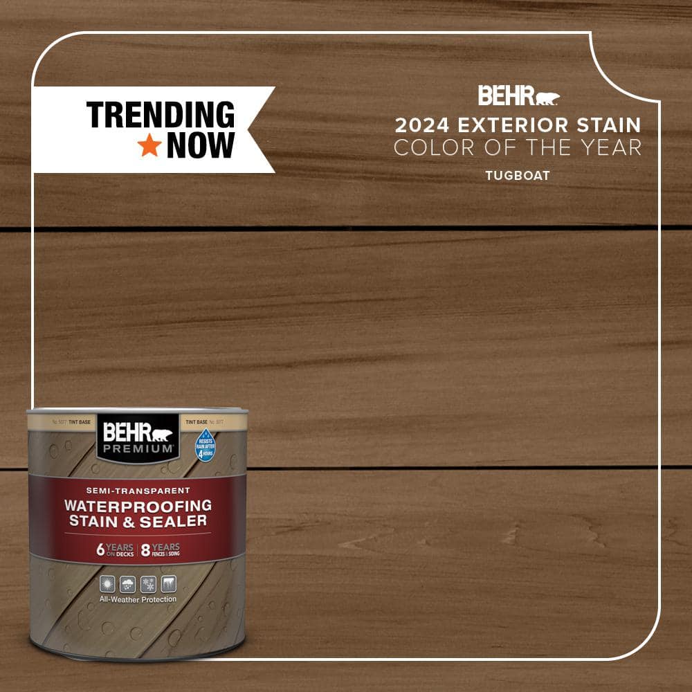 Behr Premium 1 Qt St 141 Tugboat Semi Transparent Waterproofing