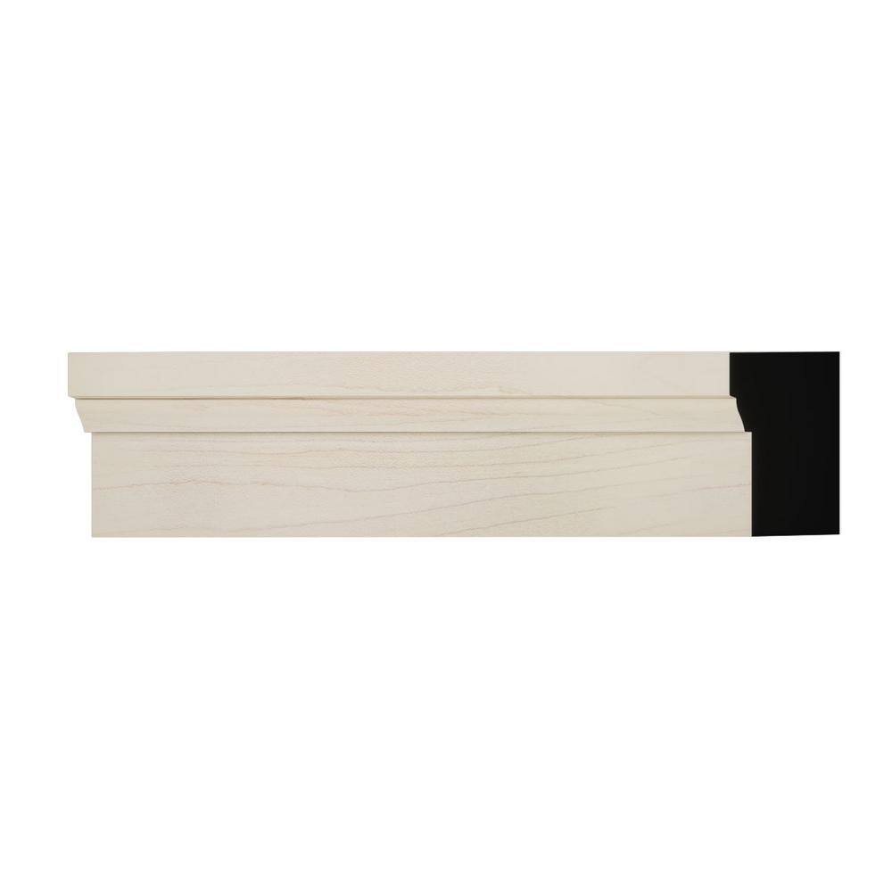 Ekena Millwork WM180 1.25 in. D x 2 in. W x 6 in. L Wood (Maple) Casing ...