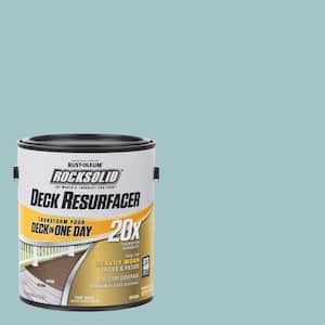 Rust-Oleum RockSolid 1 gal. Blue Sky Exterior 6X Deck Coat 319617 - The ...
