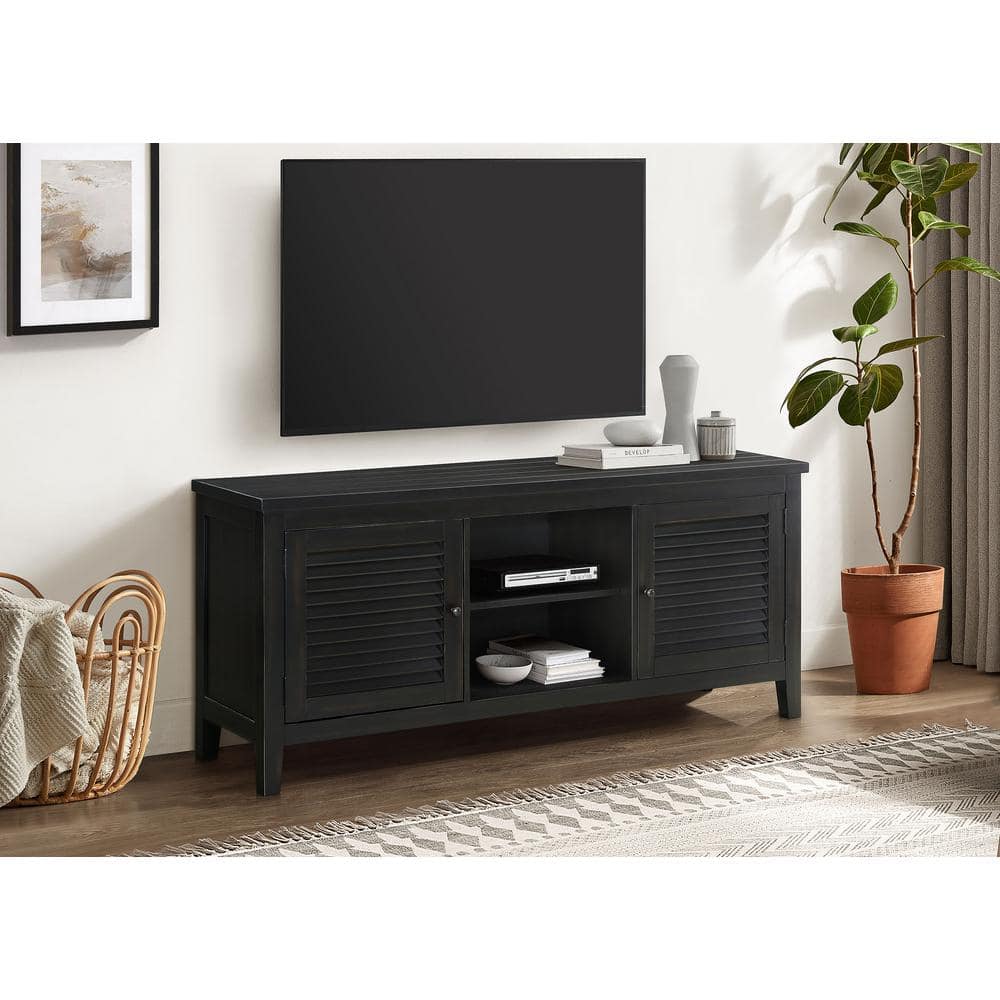 Coaster Concord Distressed Java TV Stand Console Fits TV's up to 65 in ...