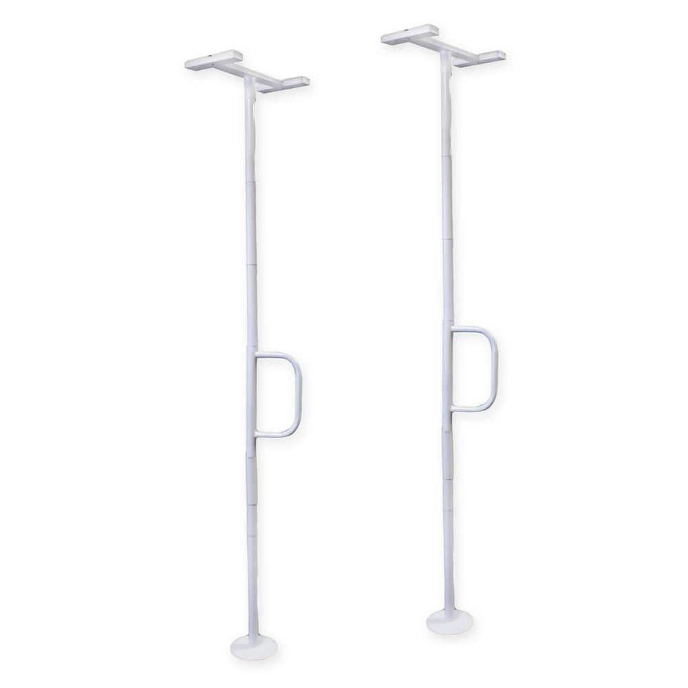 Stander Wonder Pole Lite, Adjustable 84 in. to 108 in. Grab Bar ...