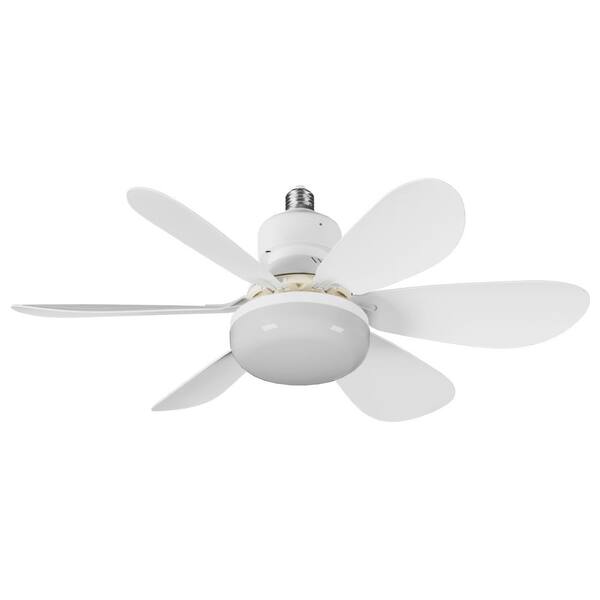 Light Bulb Fan Socket With Remote - 20.8 Inch Fan Light Combo For E26 ...