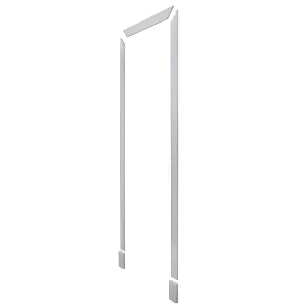 Edge WM412 3/4 in. D x 3-1/2 in. W x 86 in. L White Prefinished Wood ...