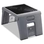 Cramer 1-Step Plastic Folding Step Stool, 300 lbs. Capacity, 14 in. W x ...