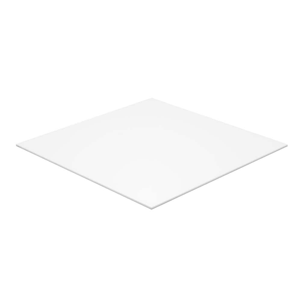 Falken Design 12 in. x 12 in. x 1/8 in. White Translucent 32% Acrylic ...