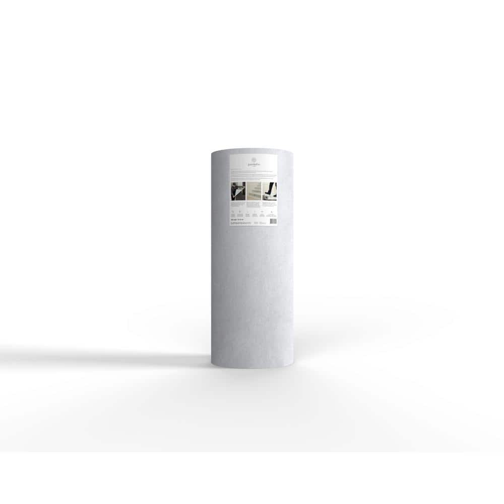 GUARDIA 3 ft. x 100 ft. White Polyethylene Surface Protection Drop ...