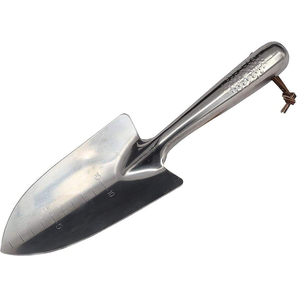 KIWDZFU 11 x 3.1 Stainless Steel Gardening Trowel with Ergonomic Handle ...