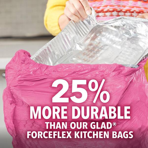 Pink trash bags store