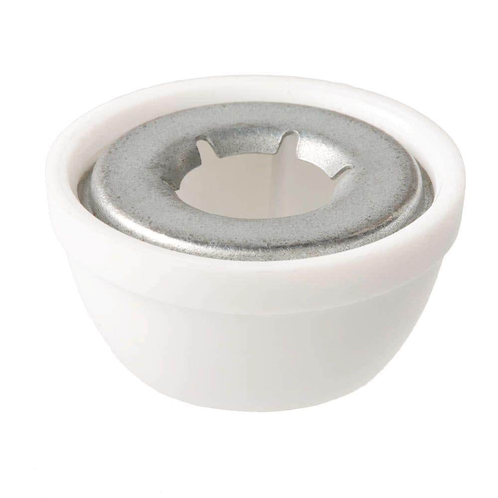 Everbilt 1/4 in. Nickel Push Nut with White Plastic Hub 800348 - The ...