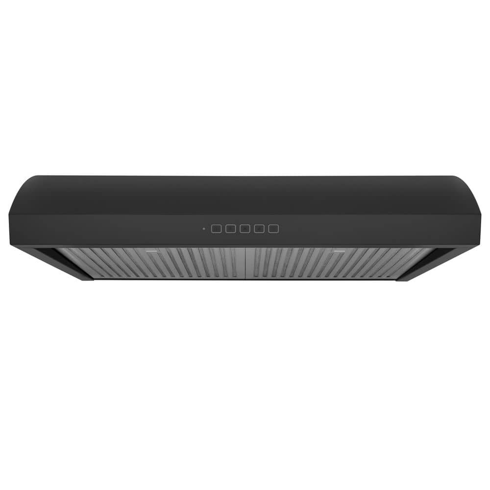HAUSLANE 30 in. Convertible Under Cabinet Range Hood with 3-Way Venting ...