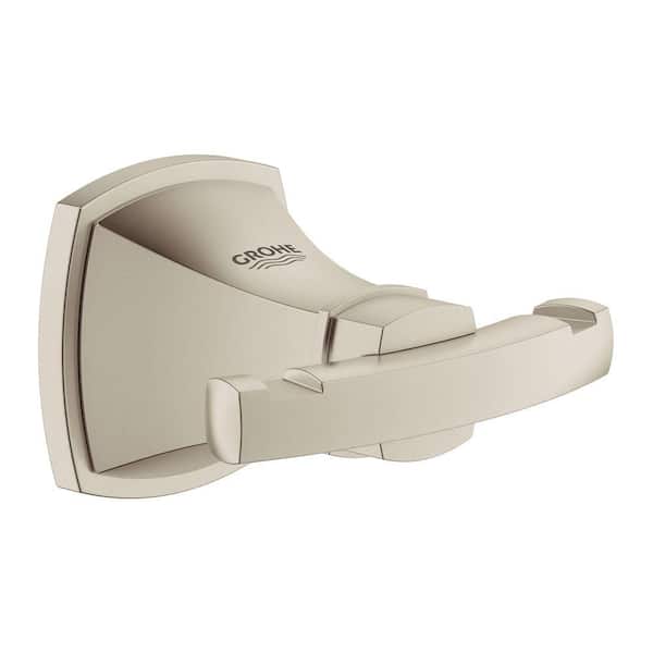 GROHE Grandera Double Robe Hook in Brushed Nickel InfinityFinish ...