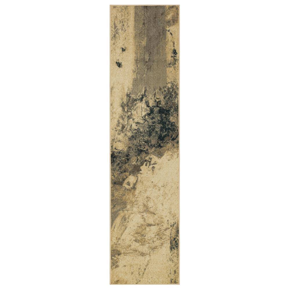 Mohawk Home Ribe Grey 2 ft. x 8 ft. Runner Rug 820077 - The Home Depot