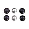 Commercial Electric 3/8 in. Assorted Finish Lamp Cap Nuts (6-Pack) in ...
