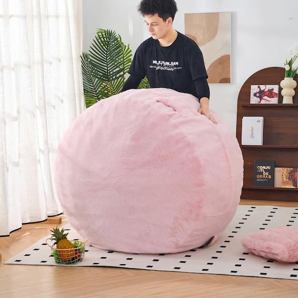 Large pink bean bag store