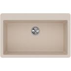 Elkay Quartz Classic Putty Quartz 25 in. Single Bowl Drop-In Kitchen ...