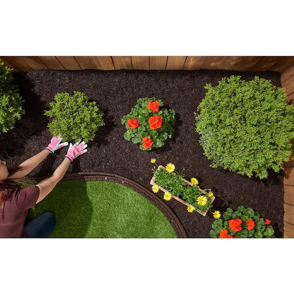 Vigoro 37.5 cu ft Brown Shredded Rubber Mulch RM15BN25 - The Home Depot