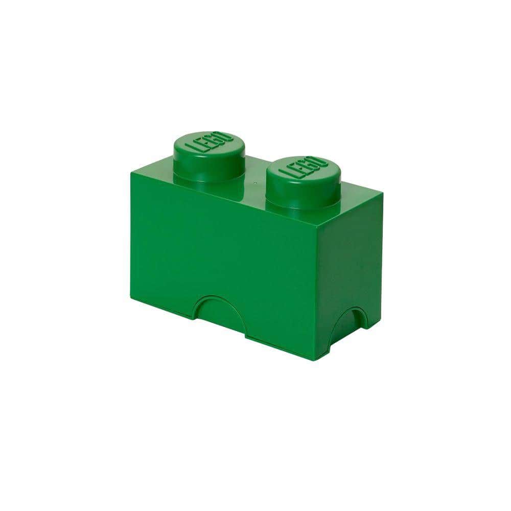 LEGO Dark Green Stackable Box 40020634 - The Home Depot