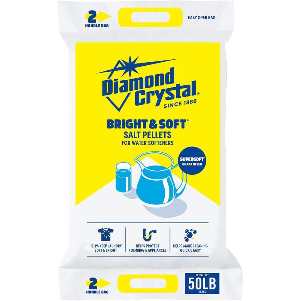 Diamond Crystal 50 lb. Water Softening Salt Pellets 100012423 - The ...